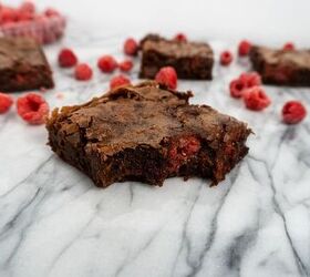 Dark Chocolate Raspberry Brownies | Foodtalk