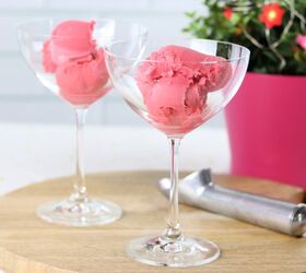 Raspberry Champagne Float | Foodtalk