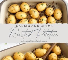 Garlic And Chive Roasted Baby Potatoes | Foodtalk