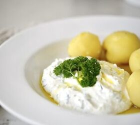 German Quark With Flaxoil and Potatoes | Foodtalk