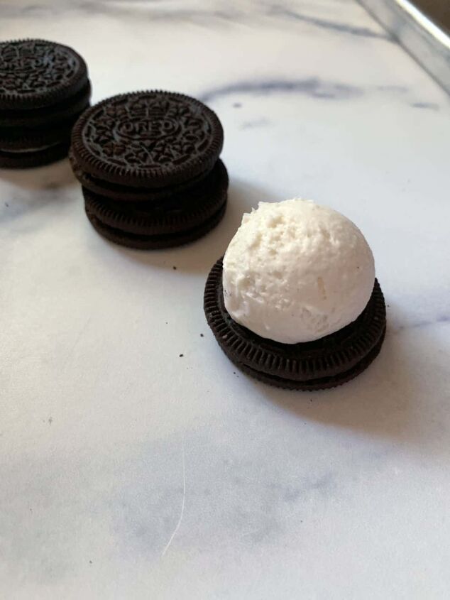 Chocolate Covered Ice Cream Bites With Oreos Foodtalk