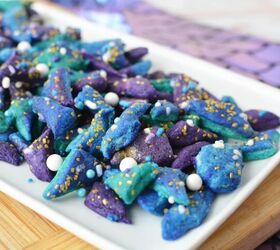 Mermaid Shortbread Bites: Mini Under the Sea Cookies | Foodtalk