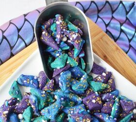 Mermaid Shortbread Bites: Mini Under the Sea Cookies | Foodtalk