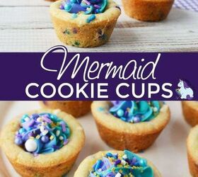 Mermaid Cookie Cups | Foodtalk