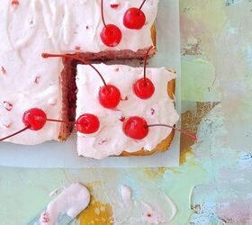 Cherry Chip Cake With Cherry Frosting | Foodtalk
