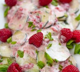 Cucumber Raspberry Salad | Foodtalk