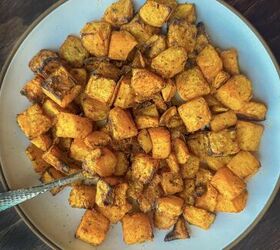 Sweet & Savory Air Fried Butternut Squash Cubes Recipe | Foodtalk