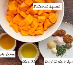 Sweet & Savory Air Fried Butternut Squash Cubes Recipe | Foodtalk