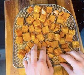 Sweet & Savory Air Fried Butternut Squash Cubes Recipe | Foodtalk