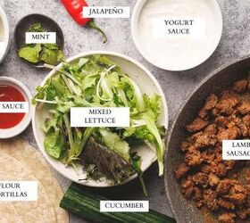 Spicy Lamb Sausage Wraps | Foodtalk