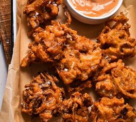 Spicy Onion Ring Fritters (Bhaji) | Foodtalk