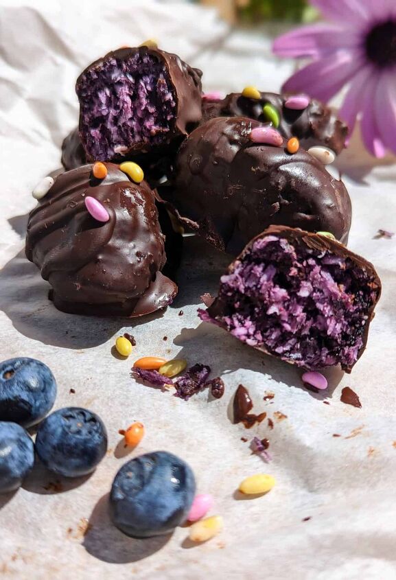 Chocolate Bounty Blueberry Bites Foodtalk Chocolate Bounty Blueberry Bites Foodtalk