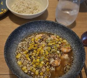 Quick Prawn Ramen With Blistered Corn, Spring Onion & Flaked Seaweed ...