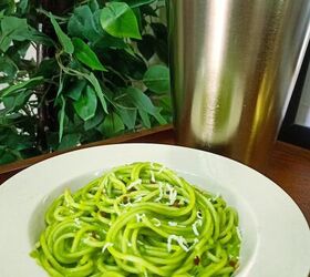 Creamy Paneer–Walnut Green Pesto Spaghetti | Foodtalk