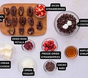 Strawberry Cheesecake Stuffed Chocolate Covered Dates | Foodtalk