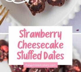 Strawberry Cheesecake Stuffed Chocolate Covered Dates | Foodtalk